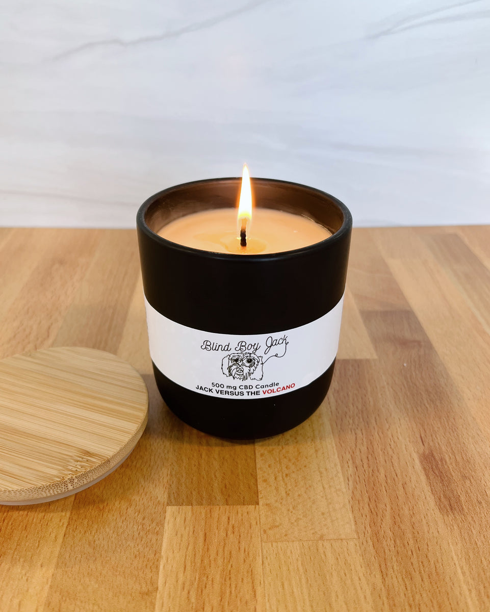 Aromatherapy 10 oz CBD Candle, VOLCANO Scent - 500 mg – Heights ...